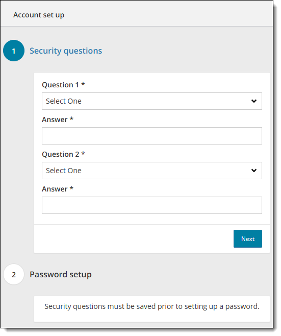 New user account activation