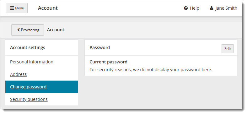 Change User Password