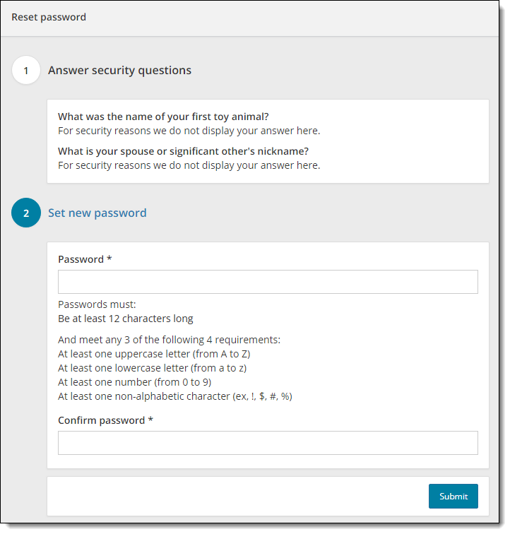 Forgot Password