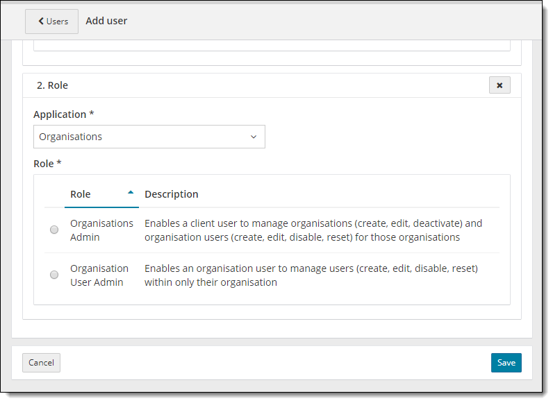 Edit user accounts